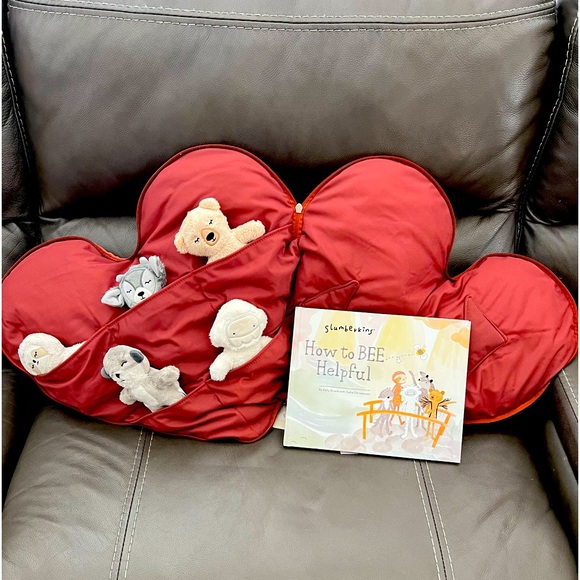 Slumberkins | Toys | Slumberkins Nwt How To Bee Helpful Pillow Set ...
